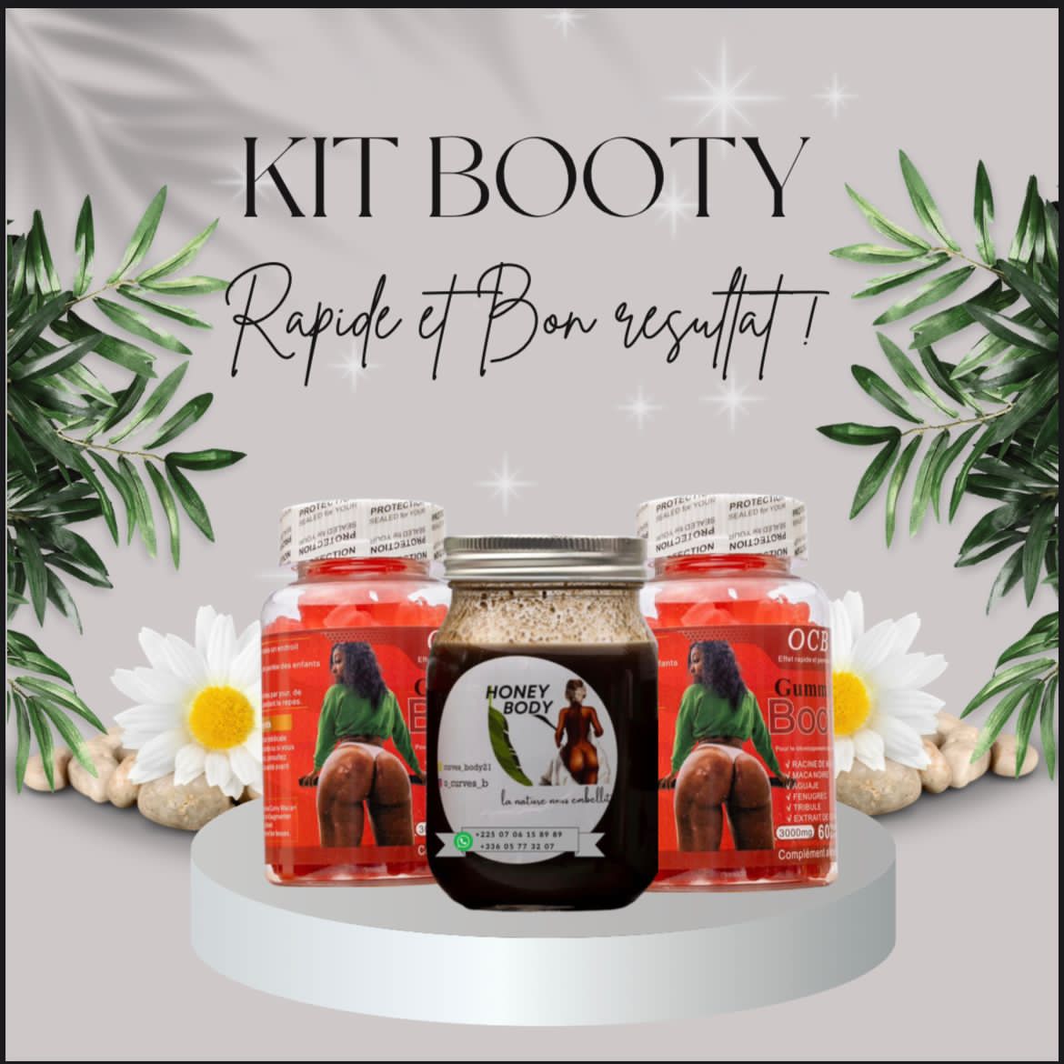 Organic Curves Body | KIT BOOTY+