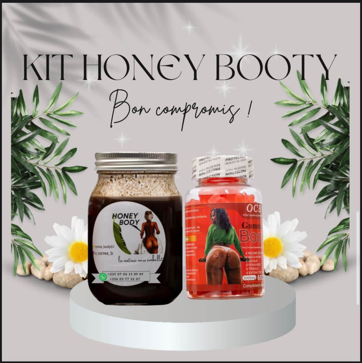 Organic Curves Body | KIT HONEY BOOTY